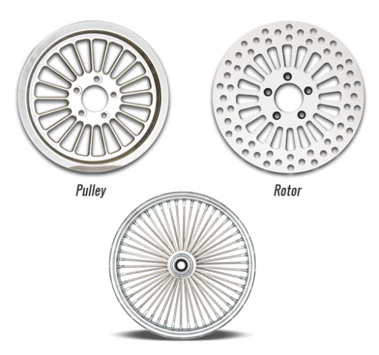 Chrome Custom Motorcycle Wheel | Custom Motorcycle Rims