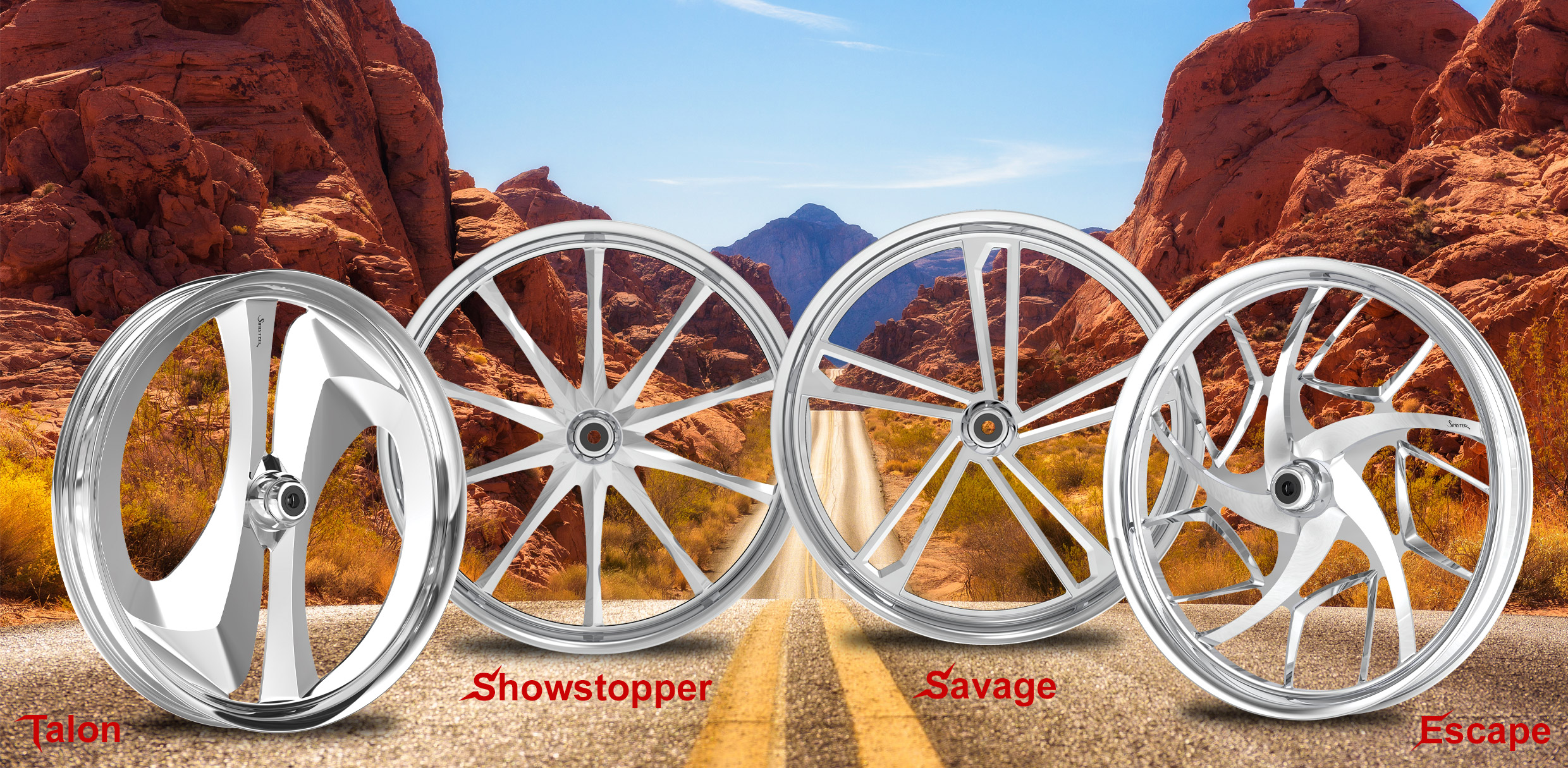 Custom Motorcyle Wheels For Harley, Indian, Victory and More